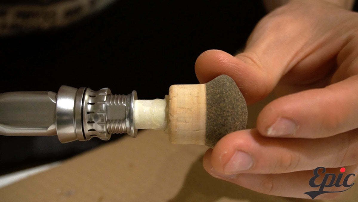 Fly Rod Building Kits - Fitting a grip and fighting butt