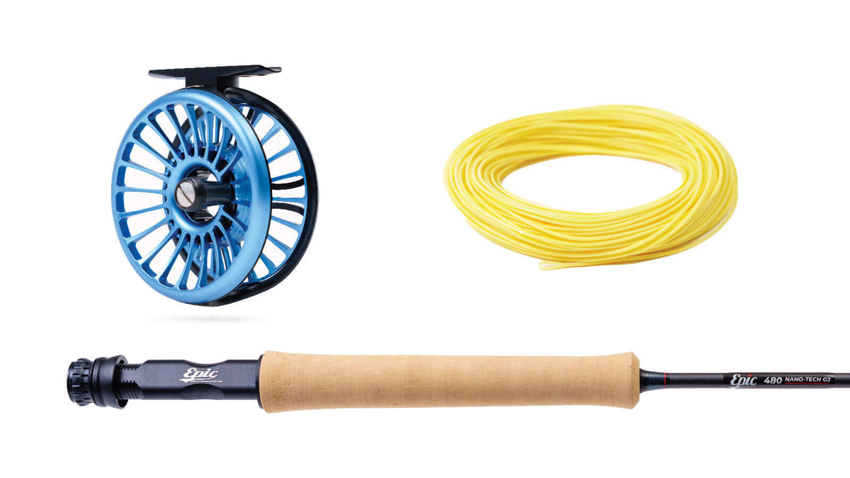 Epic Reference 480G 4wt Carbon Fiber Fly Rod & Reel Combo