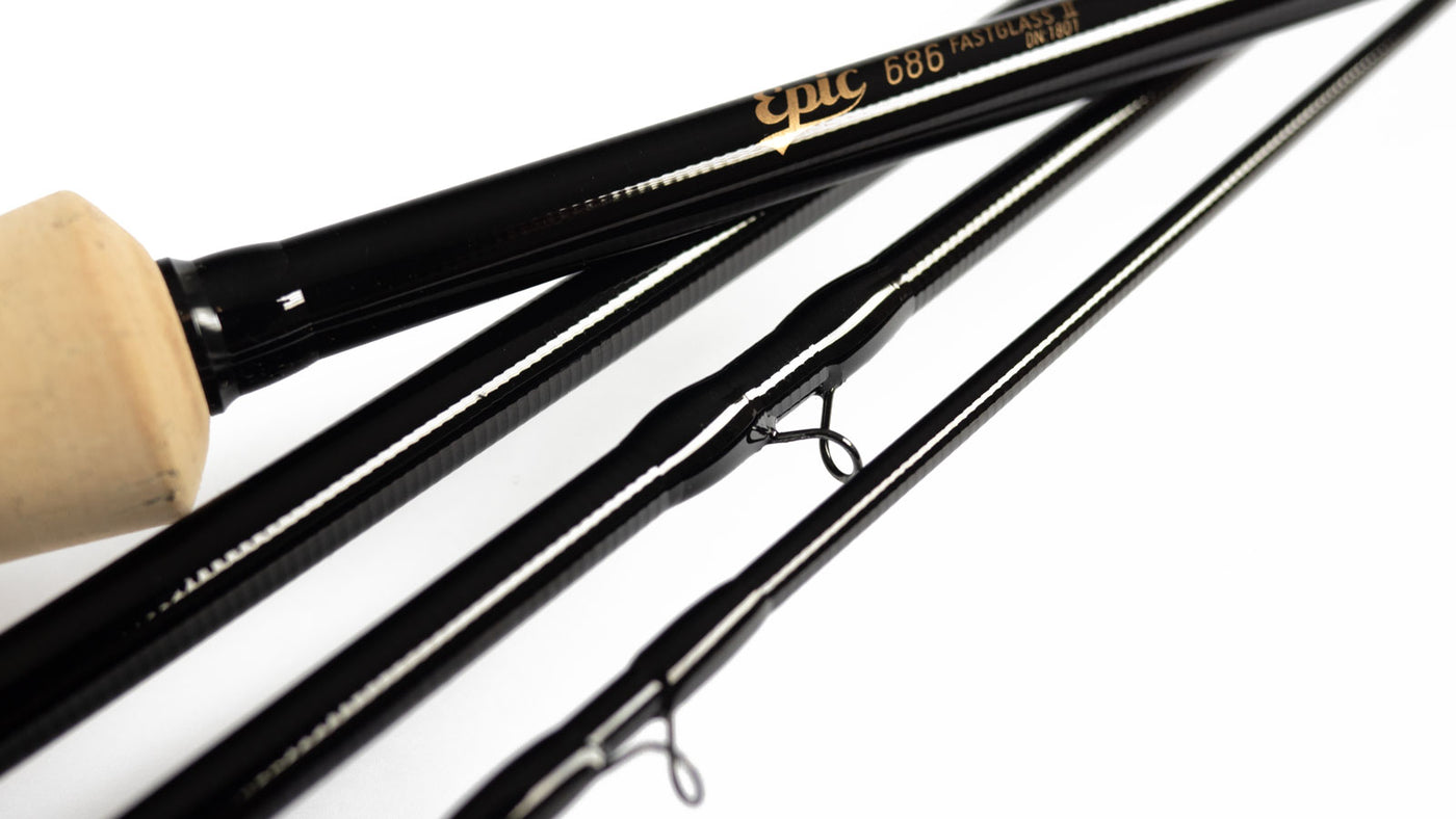 Epic 686 Reference 6wt Fiberglass FastGlass Fly Rod