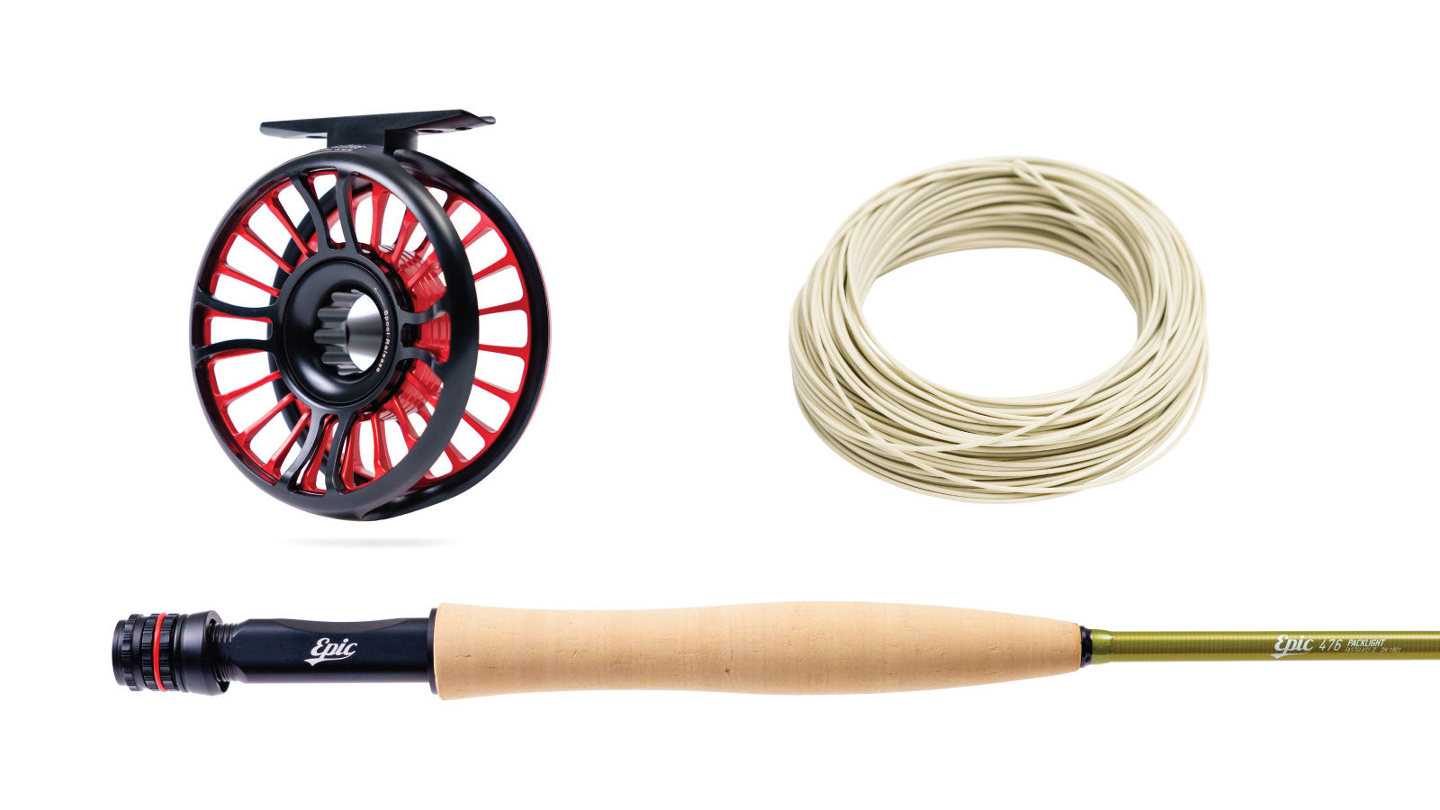 4wt Packlight FastGlass Fly Rod & Trutta Fly Reel Combo